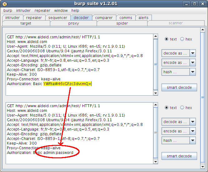 BurpSuite:Decoder - aldeid