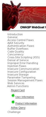 OWASP WebGoat:Remote Admin Access - aldeid