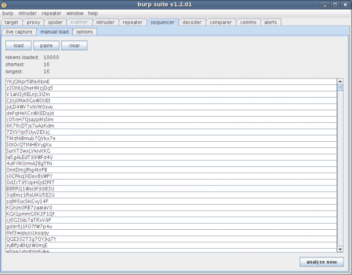 BurpSuite:Sequencer - aldeid